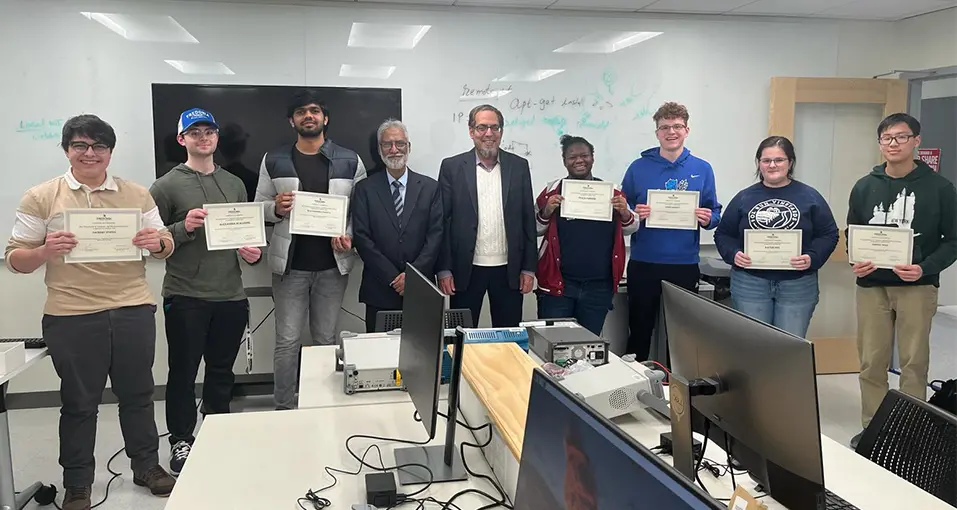 IoT workshop completed by students | Fredonia.edu